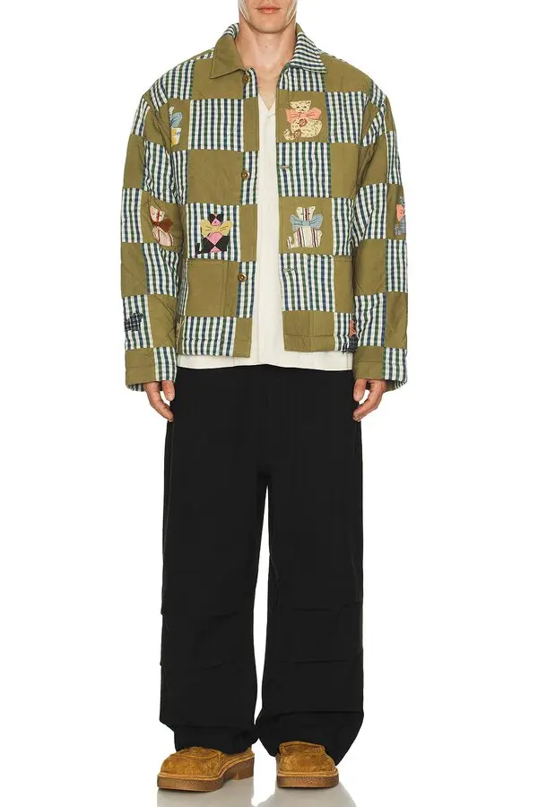 Story Mfg. Short On Time Jacket - Tales Patchwork - 51% Off